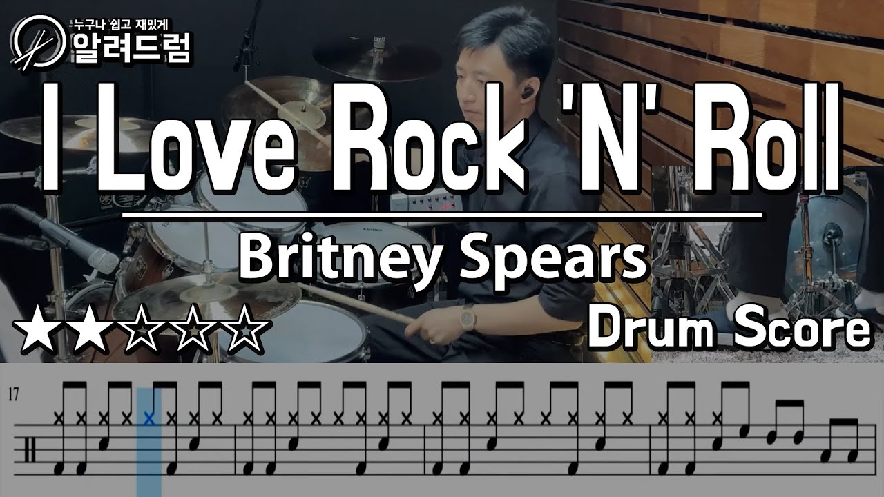 I Love Rock 'N' Roll - Britney Spears DRUM COVER - YouTube