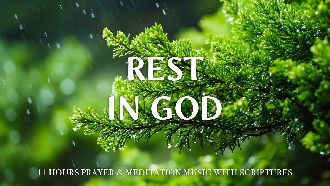 REST IN GOD | Inspiring Bible Verses & Calm Worship Piano | Christian ...