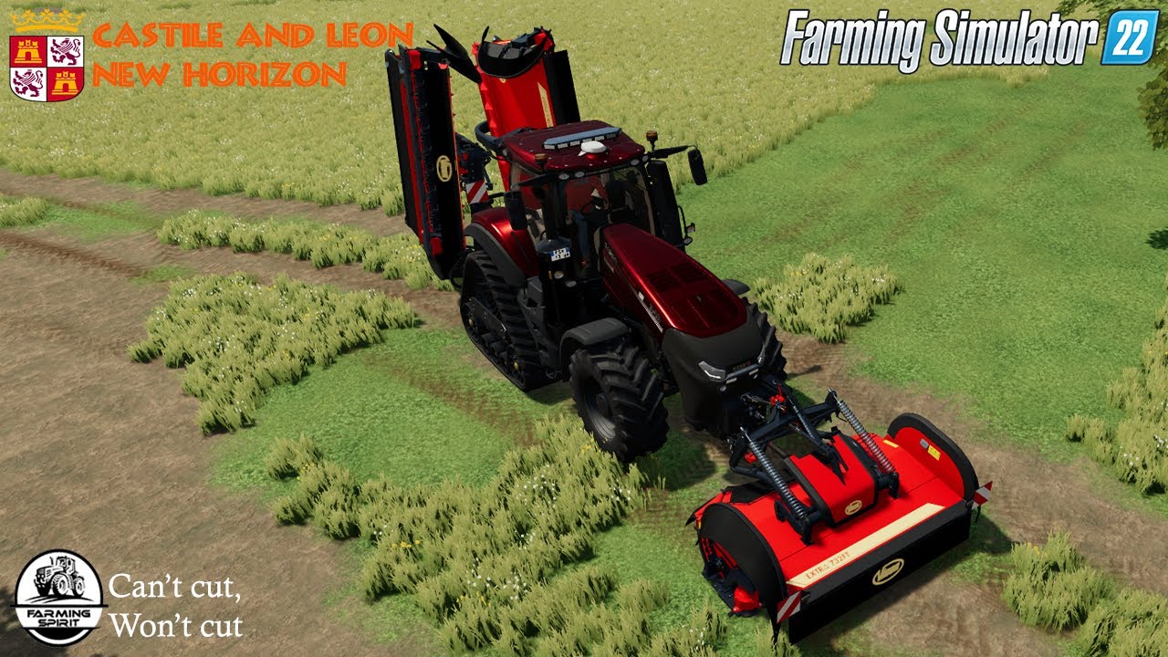 Time to cut the Alfalfa | FS22 | Castile And Leon New Horizon - YouTube