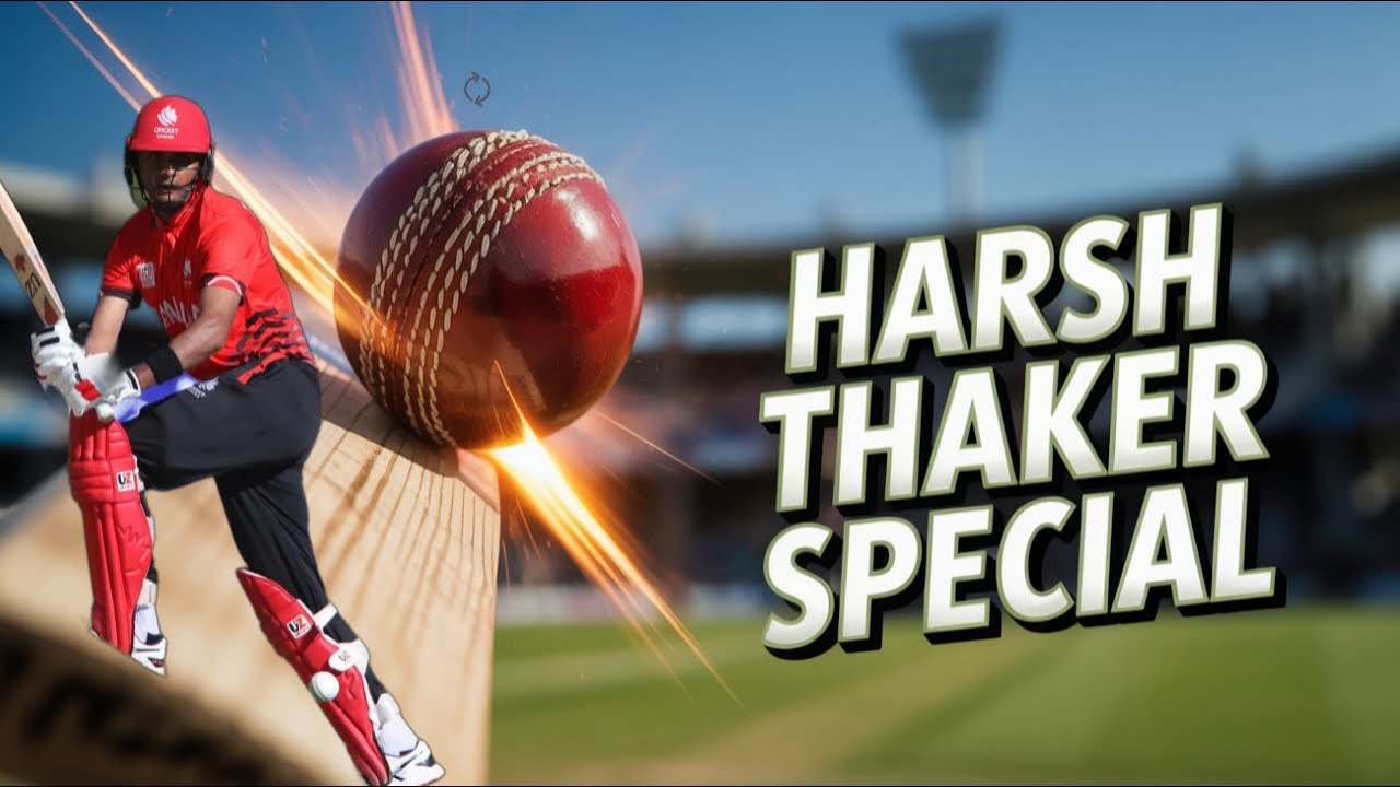 The Canadian Cricketer - Harsh Thaker - YouTube