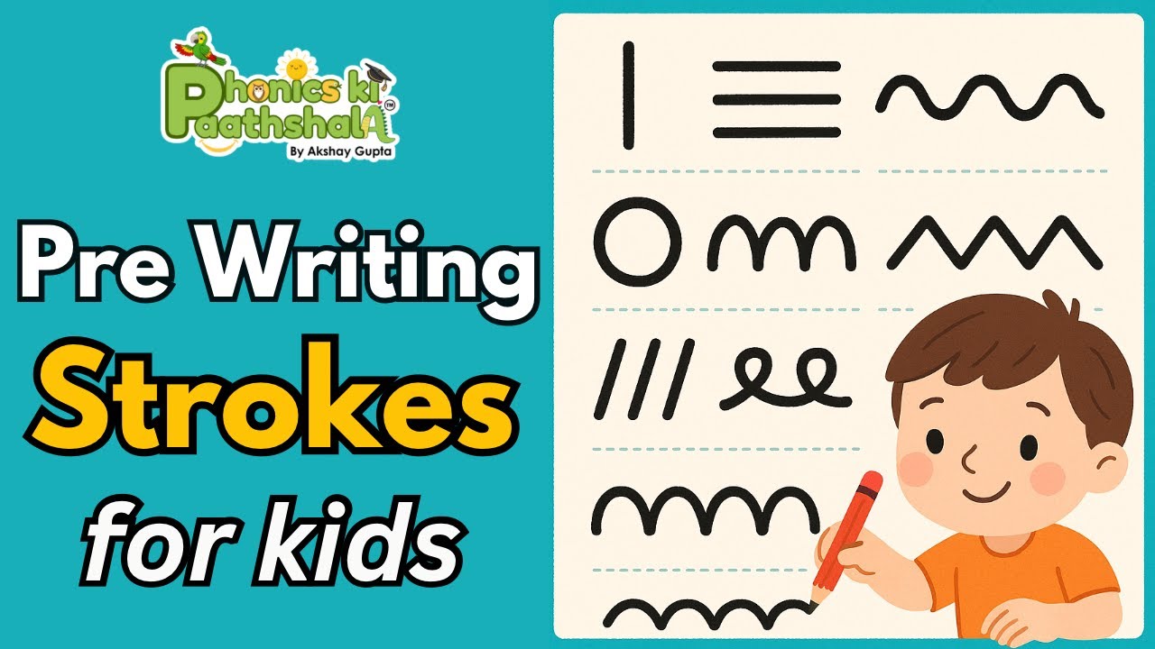 Pre-Writing Strokes for Kids | Tips, Free Worksheets & Copy Practice ...