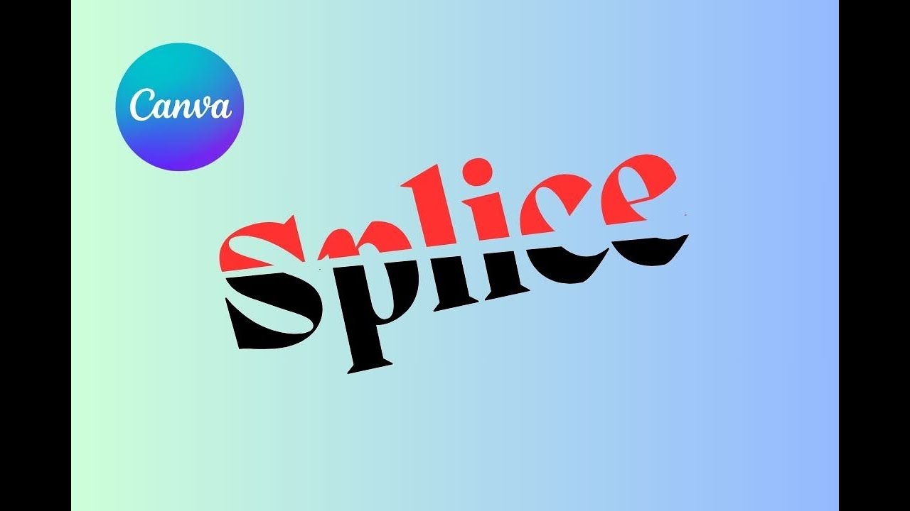 How to Crop and Splice Text in Canva | Easy Tutorial for Beginners ...