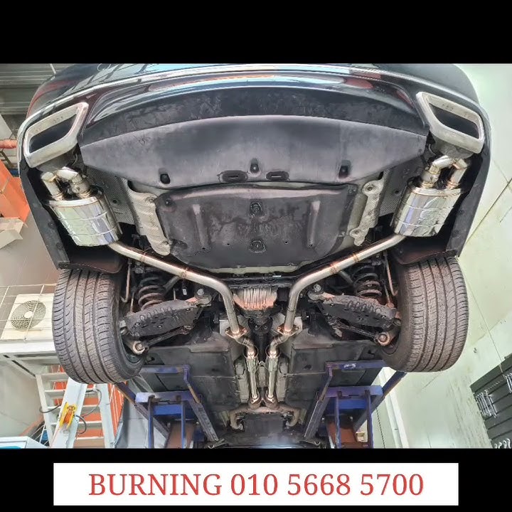 제네시스 EQ900 5.0 JSR 듀얼가변배기 작업 - YouTube