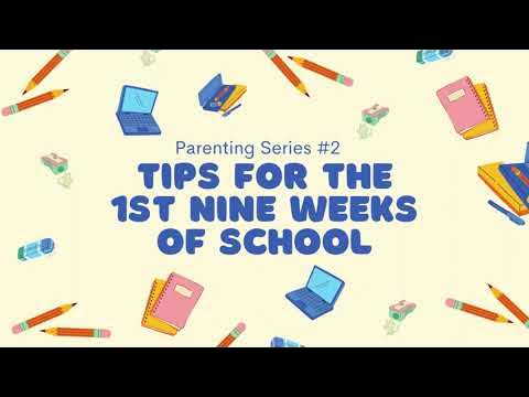 Tips for 1st nine weeks of school - YouTube