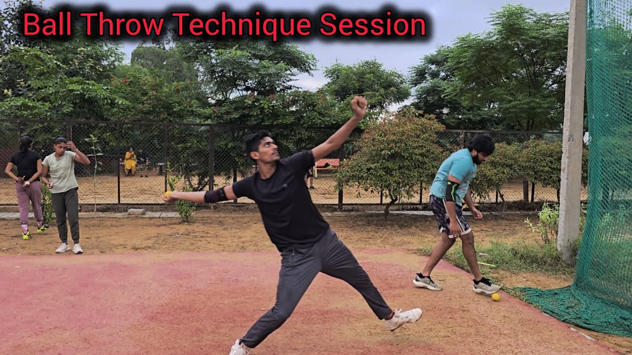 Ball Throw Technique Session #javelinthrow #technique #neerajchopra ...
