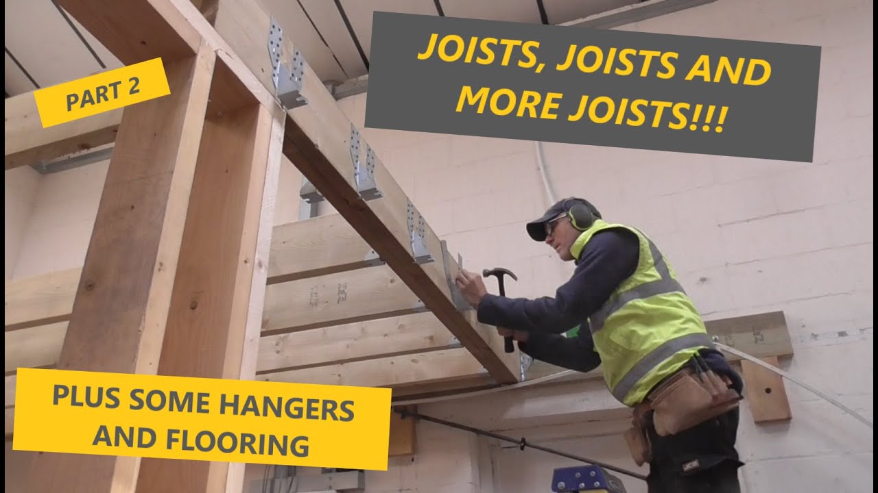 Fitting industrial unit first floor using traditional joisting method ...