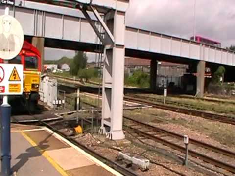 DB Schenker Shed class 66 66101 passes Eastleigh - YouTube