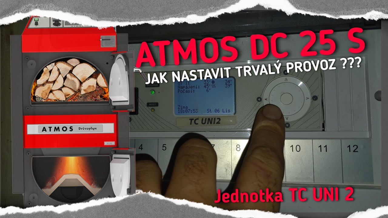 ATMOS DC 25S nastaveni TRVALÝ PROVOZ (TC UNI2) - YouTube