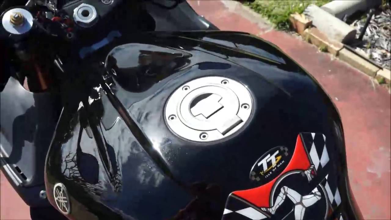 2005 YAMAHA R6 - BLACK RAVEN - YouTube