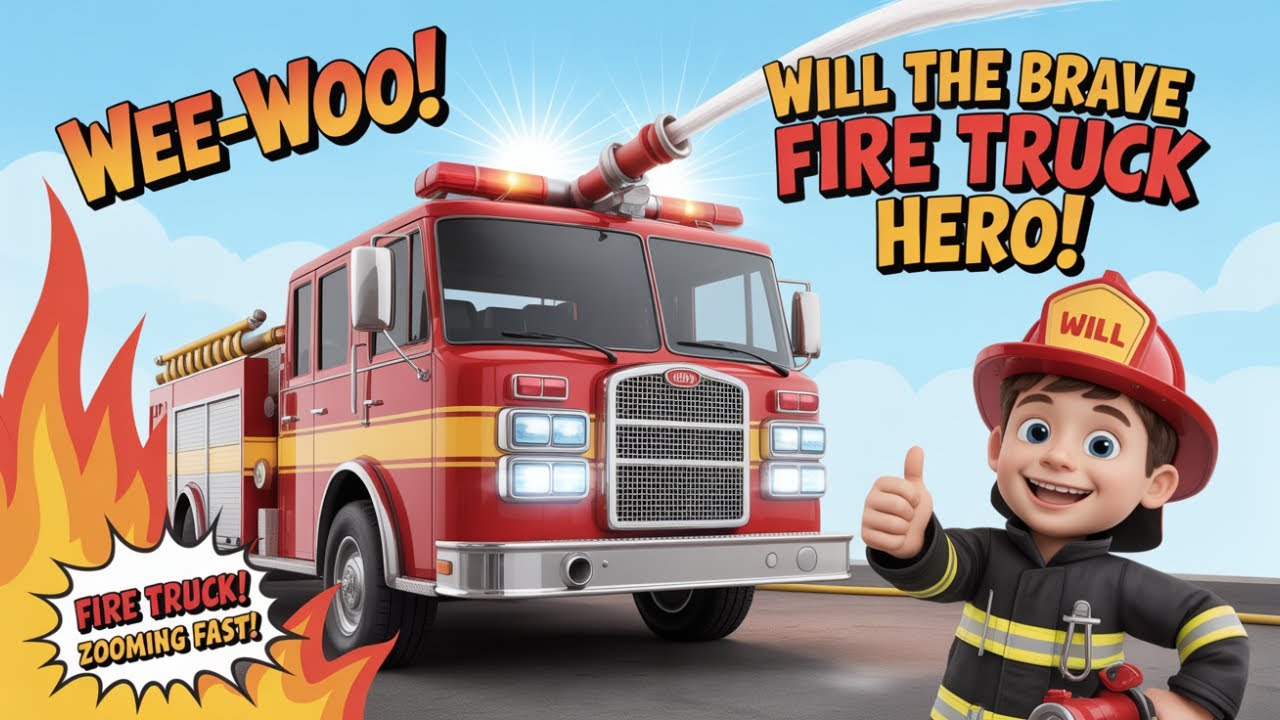 🚒🔥 Meet Will — The Brave Fire Truck Hero! 🔥🚒 - YouTube