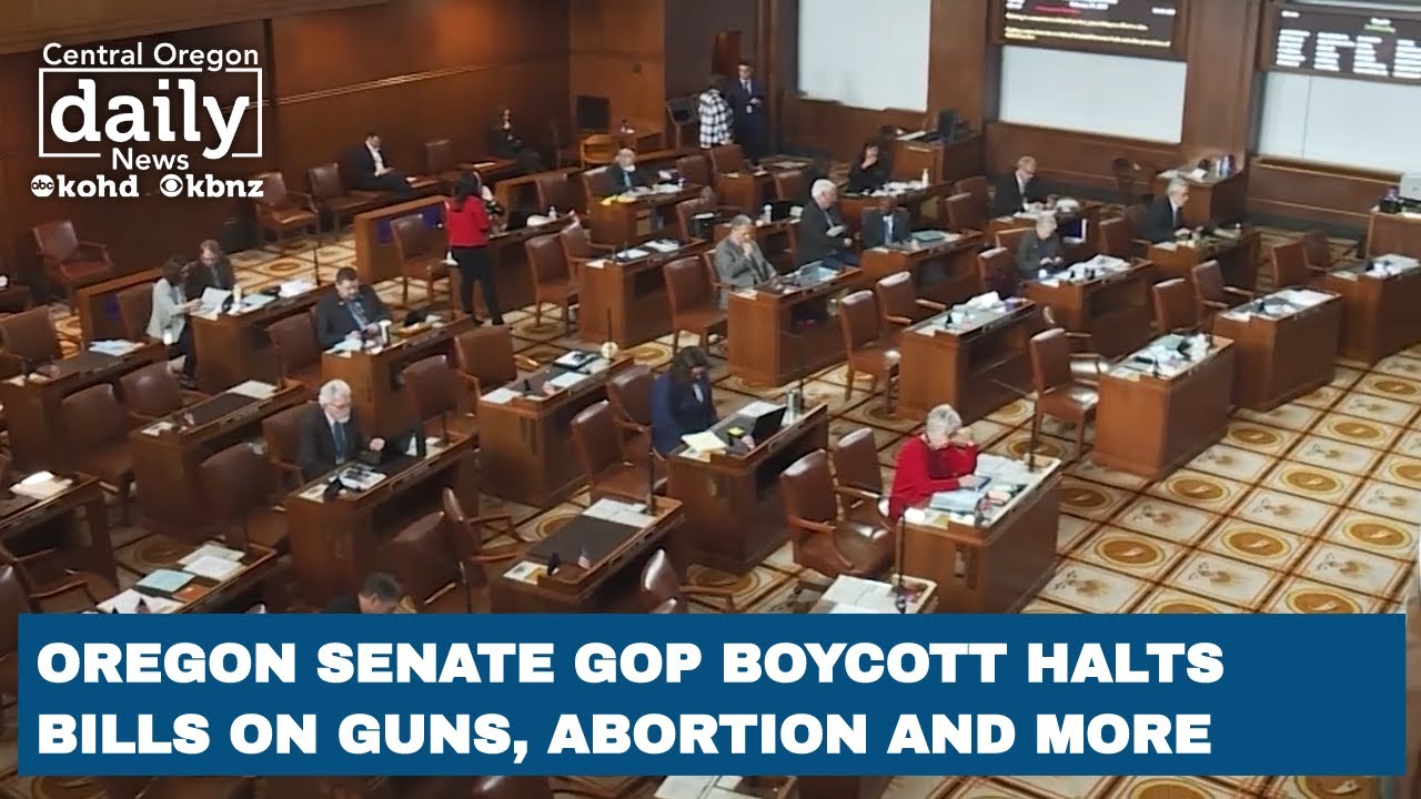 Oregon Senate Republican boycott halts bills on guns, abortion and more ...