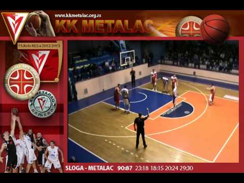 KK SLOGA vs KK METALAC - YouTube