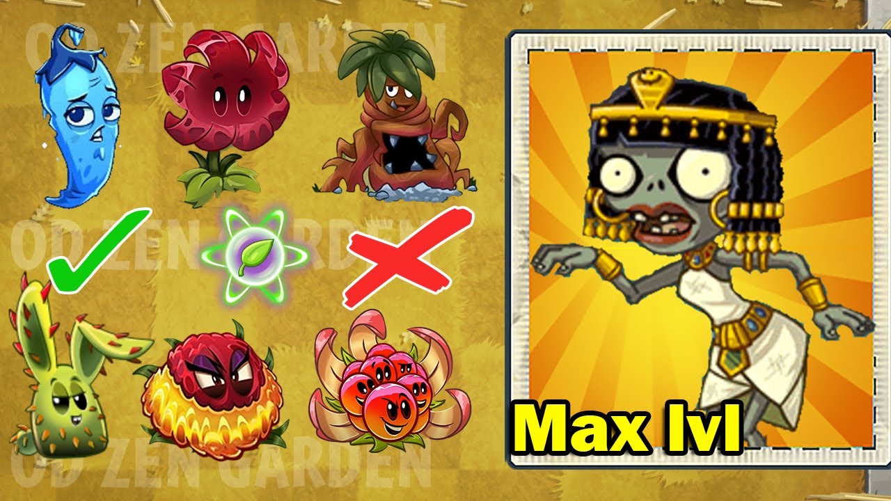 PVZ 2 Challenge BoomBerry And New Plants Power Up Vs 35 Lvl Max ...