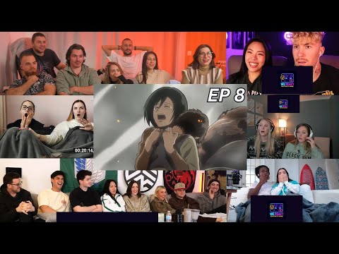 Attack on Titan Season 01 Episode 08 | Reaction Mashup
