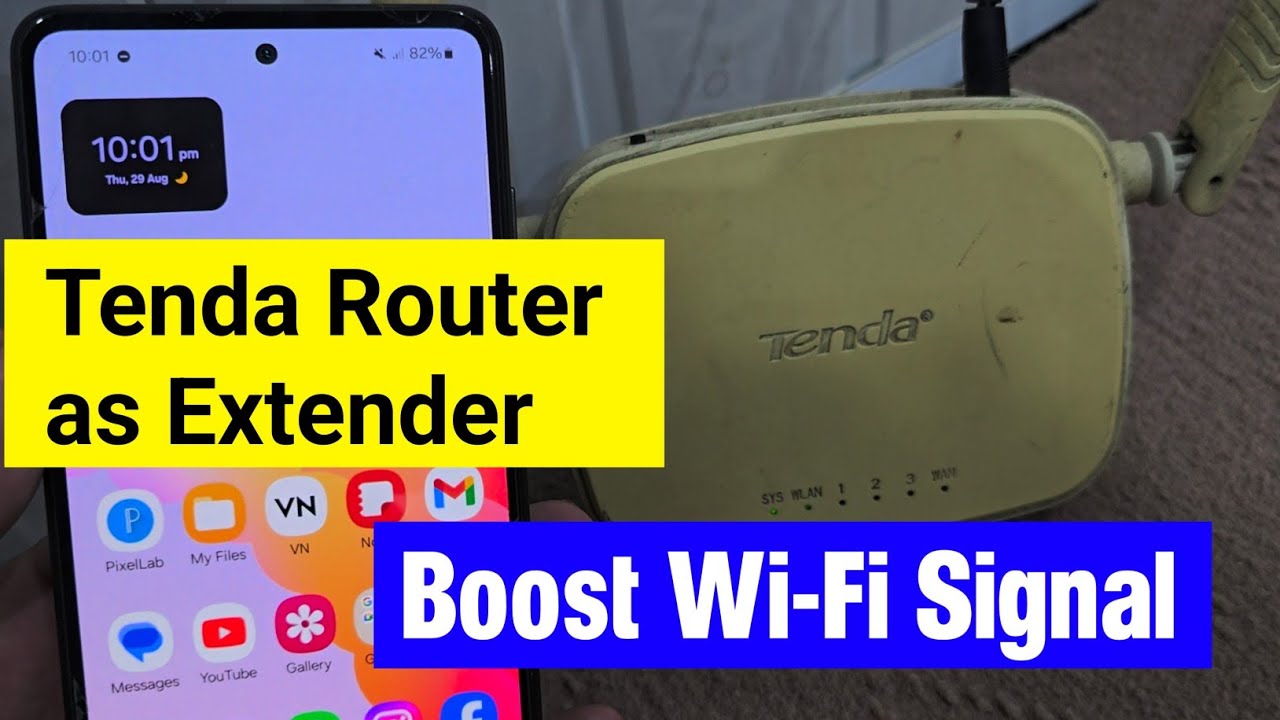 How to Setup Tenda Router as a Wi-Fi Extender | Boost Your Wi-Fi - YouTube