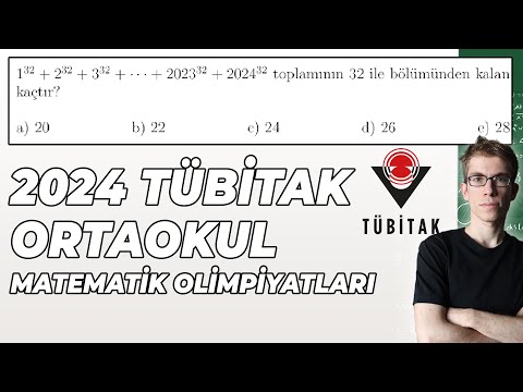 2024 Tübitak Harika Sayı Teorisi Sorusu | 32.BİLİM OLİMPİYATLARI -2024 BİRİNCİ AŞAMA SINAVI