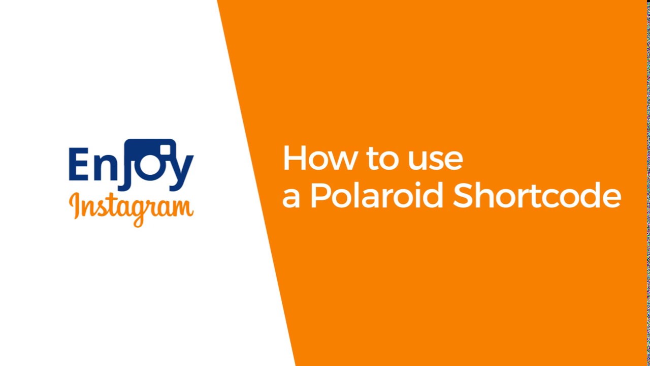 How to use a Polaroid Shortcode with a WordPress plugin for Instagram ...