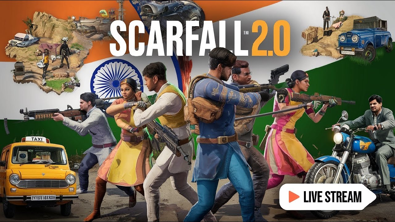 🔴[Live] This Game Is India's BEST BATTLE ROYALE GAME | Scarfall 2.0 ...