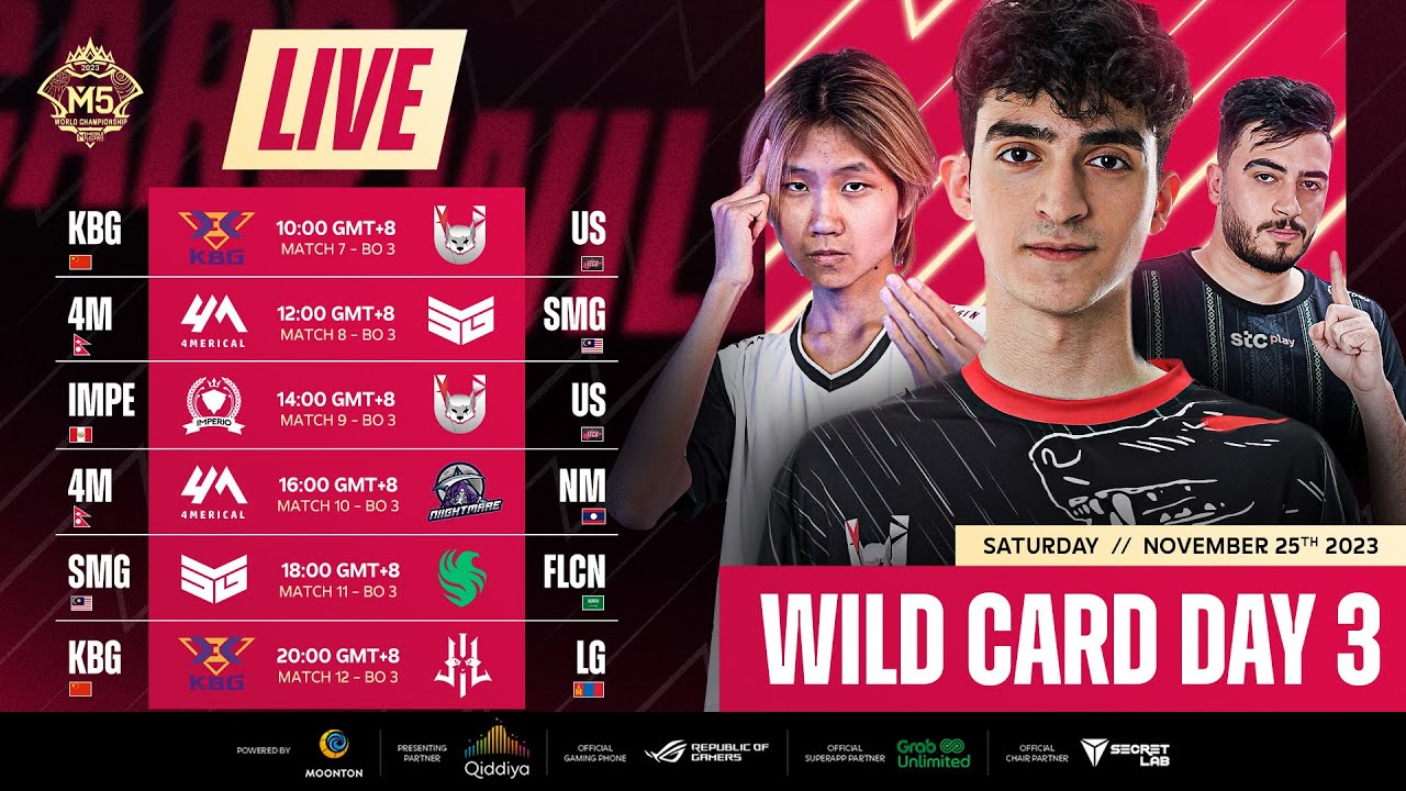 LIVE | DAY 3 | Wild Card Stage| M5 World Championship. (ENG) - YouTube