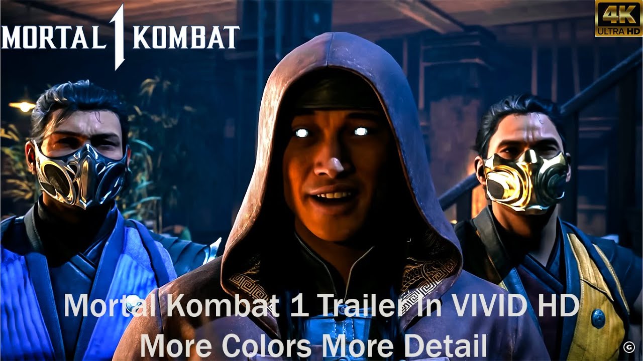 Mortal Kombat 1 Trailer In VIVID HD More Colors More Detail 4K - YouTube