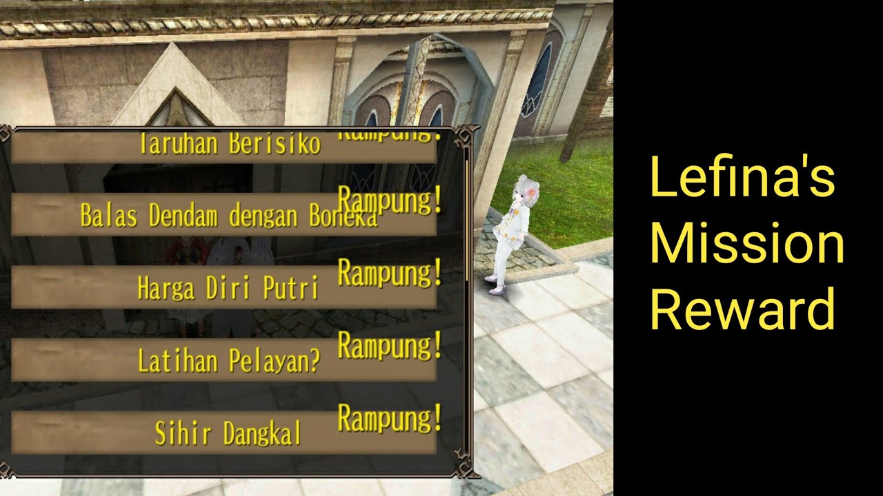 LEFINA Quest Rewards (Sofya City)- Toram Online - YouTube