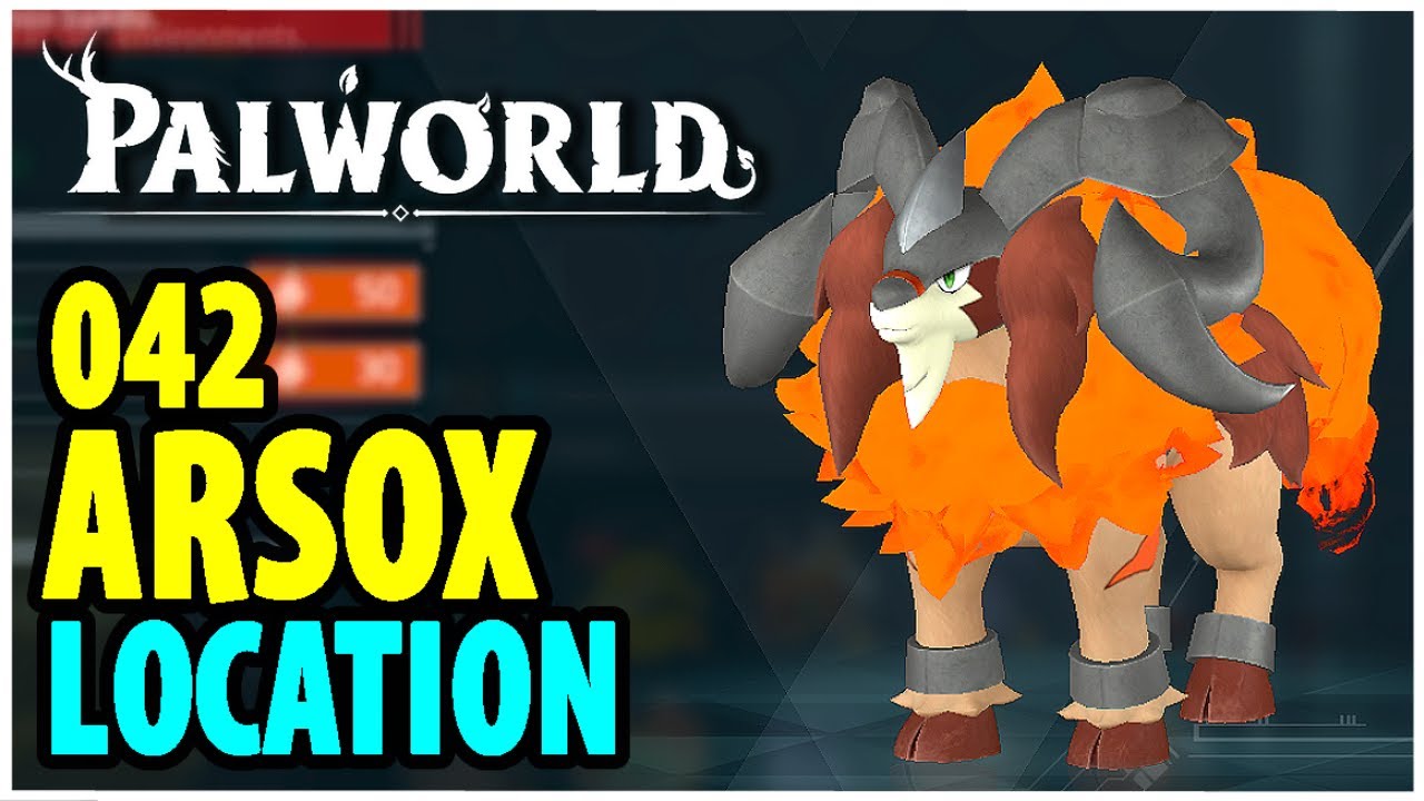 Arsox Location - Paldeck 042 | Palworld - YouTube