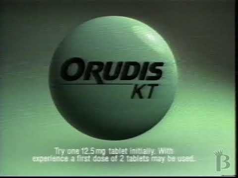 Orudis KT Pain Medication Commercial 1995 - YouTube