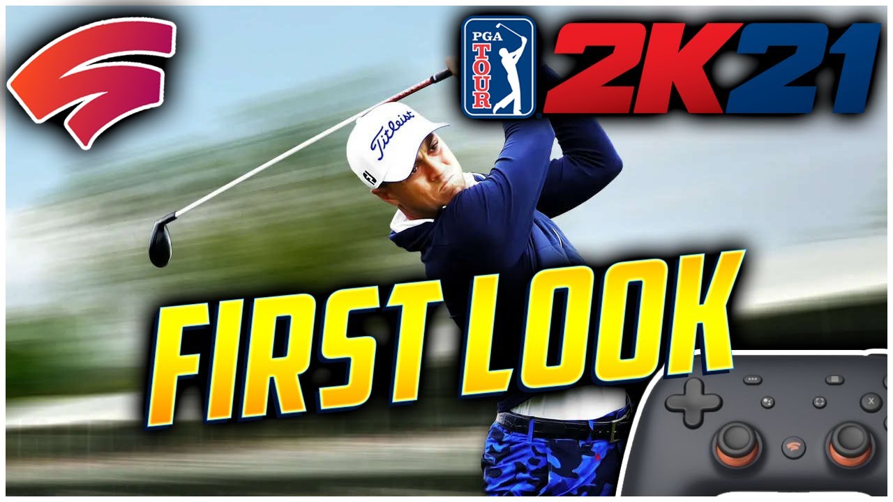 PGA Tour 2k21 Google Stadia 4k Gameplay | Finally A Worthy Golf Game ...