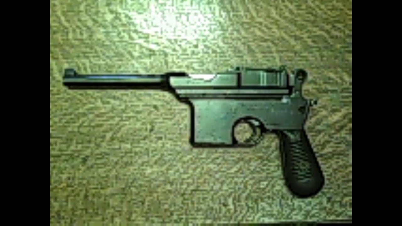 ASTRA 900 - A Mauser C 96 BroomHandle Compeditor - YouTube