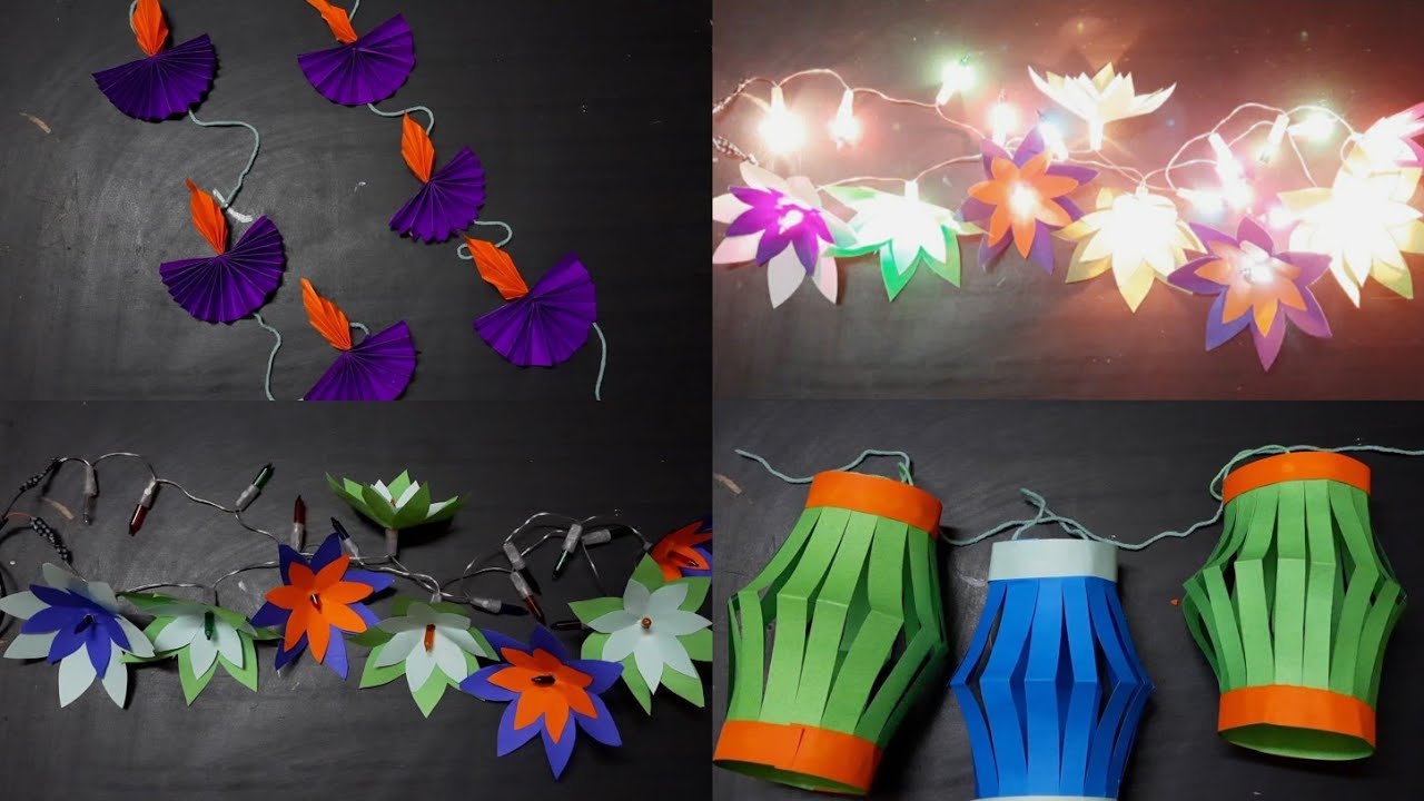 3 Easy Home Decoration ideas in Tamil | Paper crafts | Tamil crafts ...