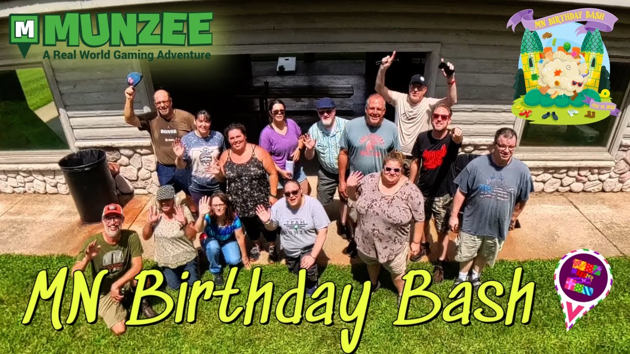 MN Birthday Bash - A Munzee Event - YouTube