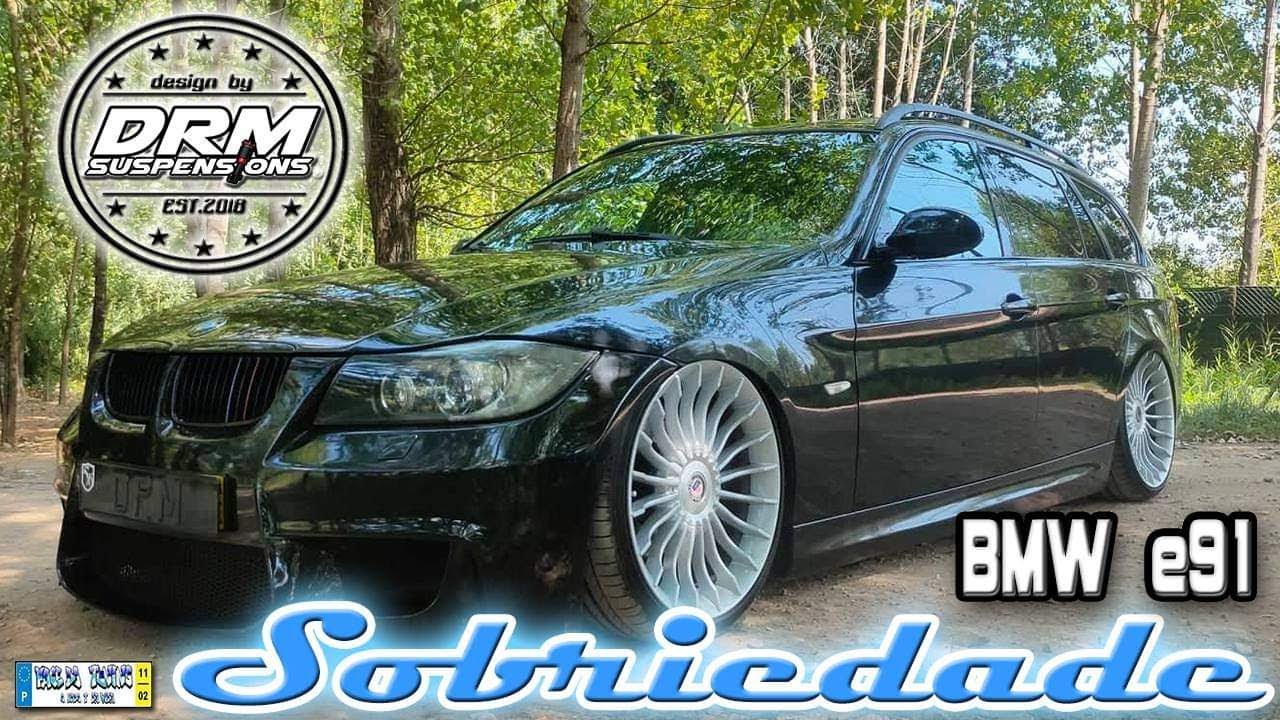 Bmw e91 - Bagged - Sobriedade - Castor air ride black - drmsuspensions ...