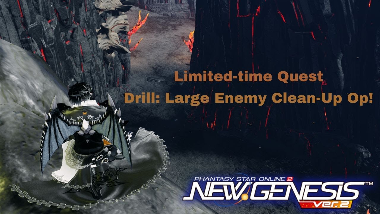 PSO2 NGS: Drill: Large Enemy Clean-Up Op! - YouTube