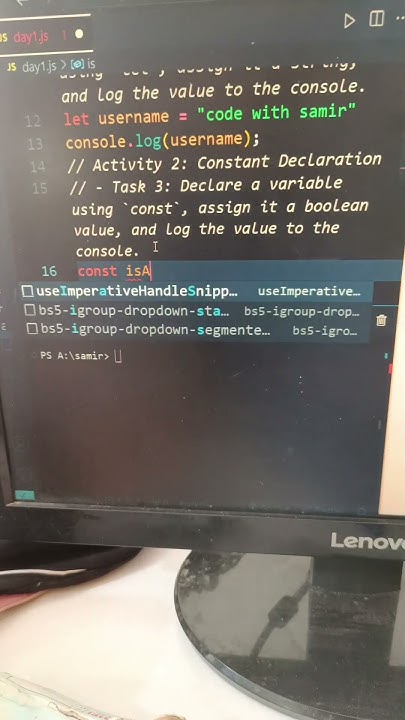 javascript challenge day1 part 3 - YouTube