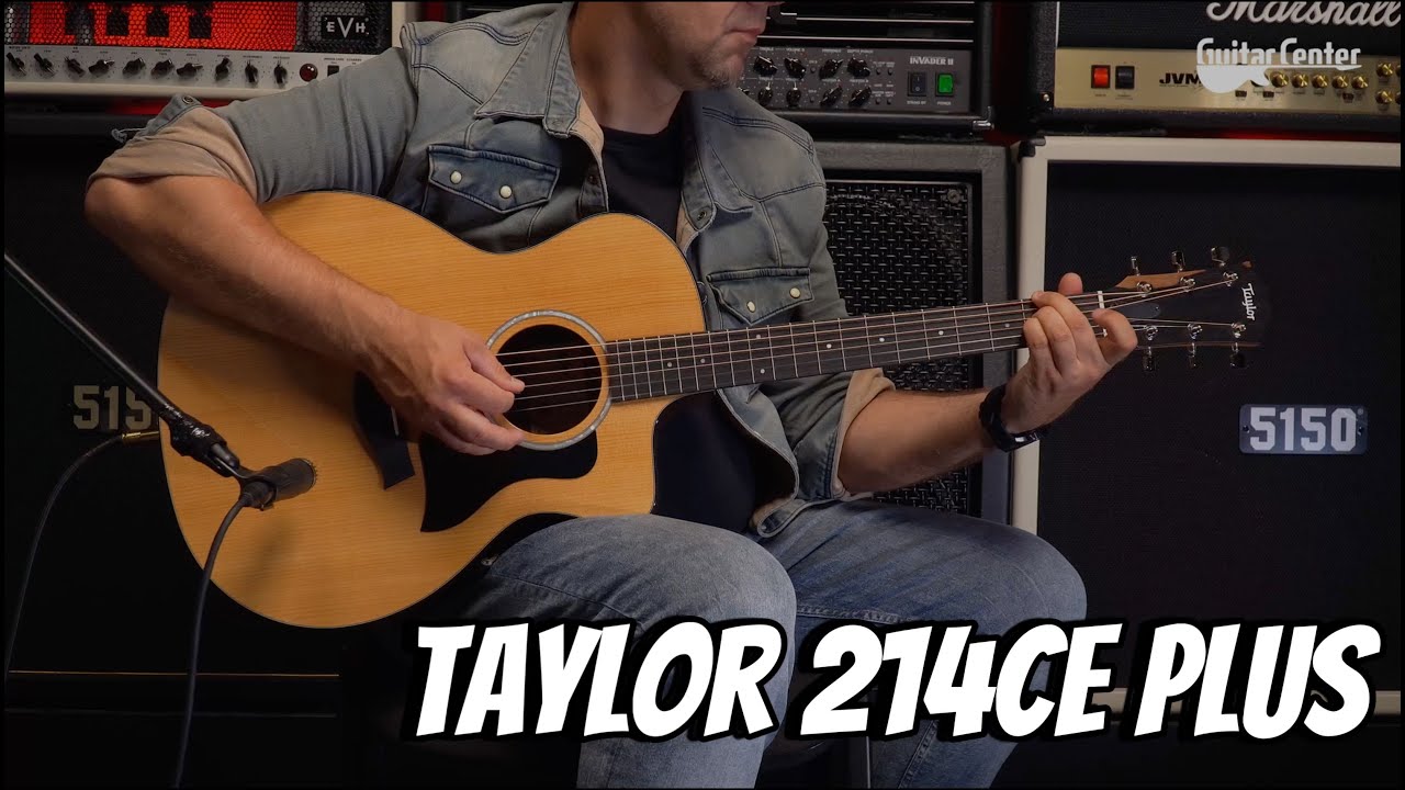 Taylor 214ce Plus - gitara akustyczna dla wymagających | TV Guitar Center - YouTube