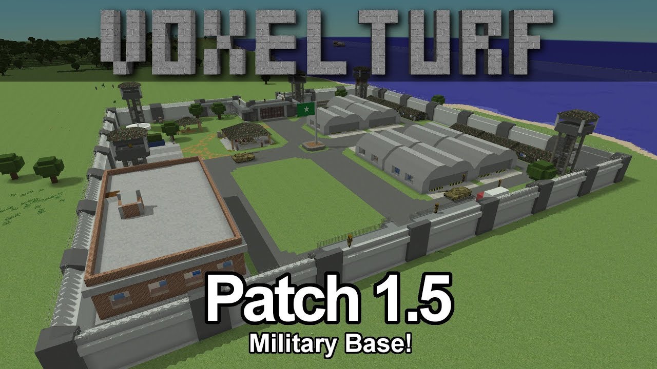 Voxel Turf - Military Base Update! Achievements! Custom Roads! Patch 1. ...