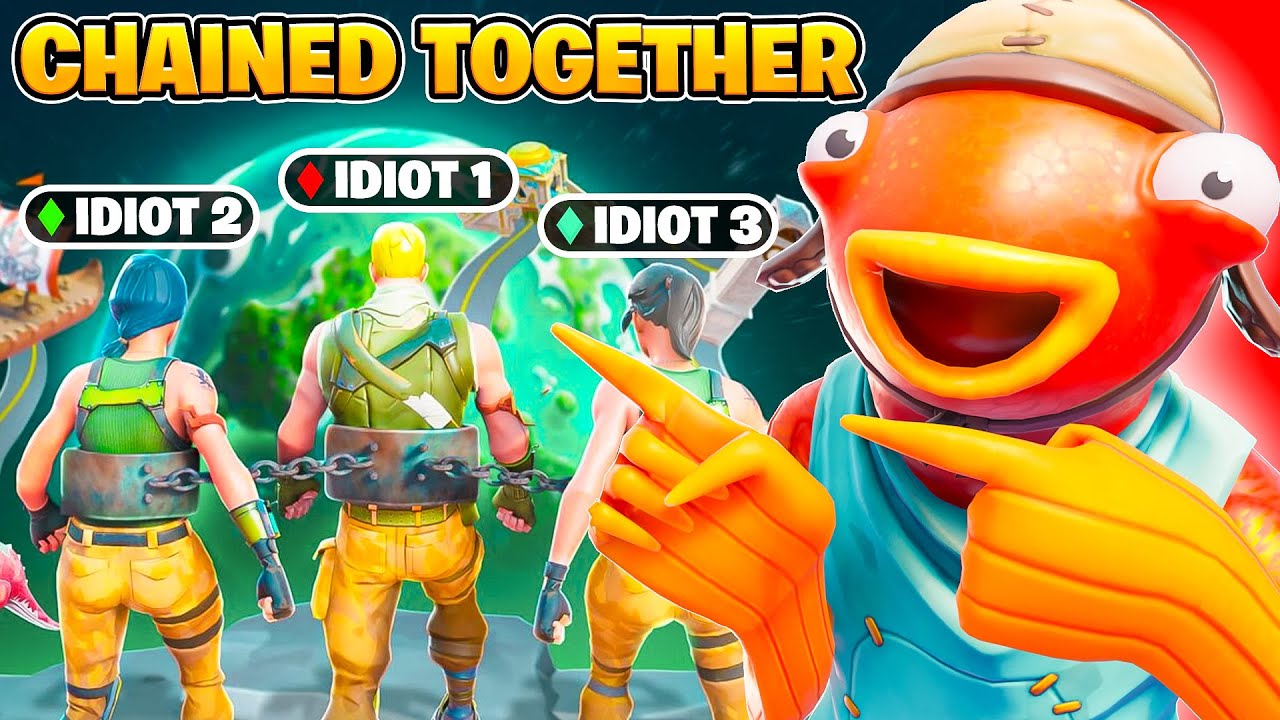 Playing Chained Together But In Fortnite!? - YouTube