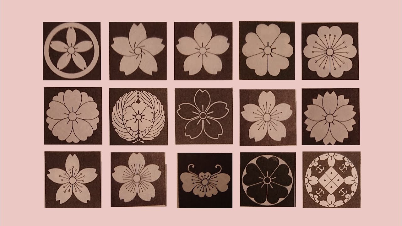 【家紋】桜の紋の由来🌸 Origin of the SAKURA family crest. - YouTube