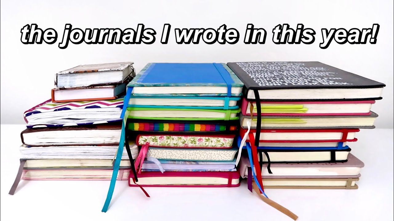 My 2022 Journal Recap | (all of the journals I completed this year ...