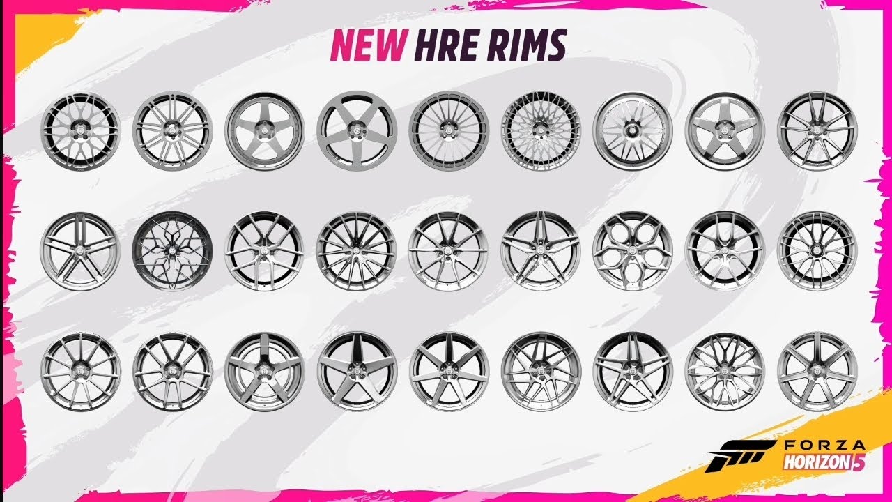 Forza Horizon 5 - NEW HRE RIMS/Wheels - YouTube