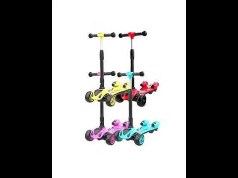 Трехколесный самокат с турбиной паром и музыкой Scooter - YouTube