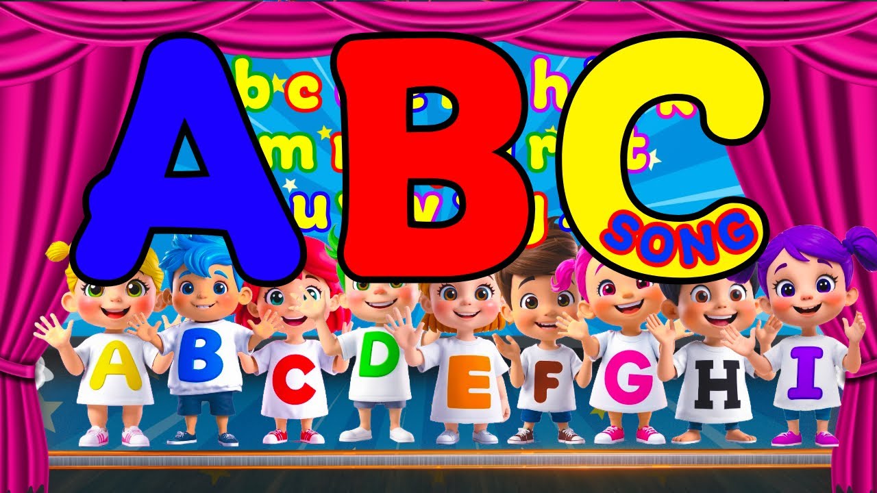ABC Song Upper + Lowercase Color Kids | abcd | ABC's | alphabet song ...
