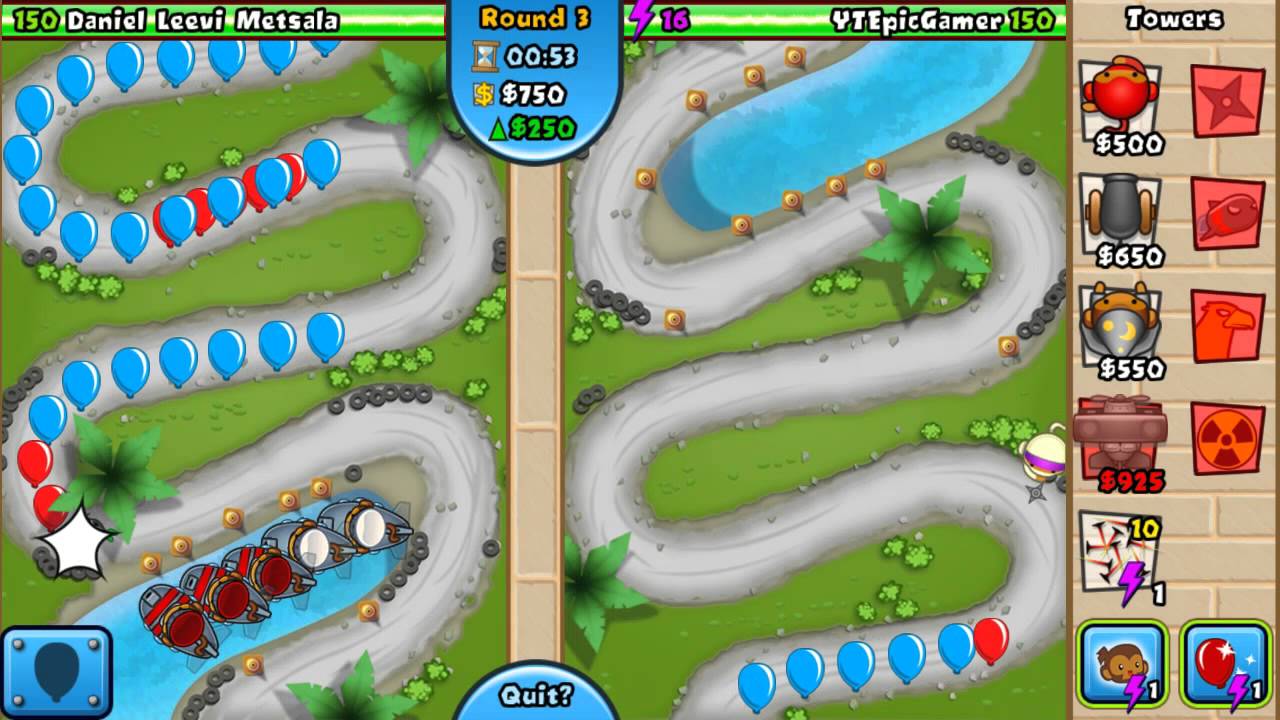 BTD Battles mobile. That epic game! - YouTube