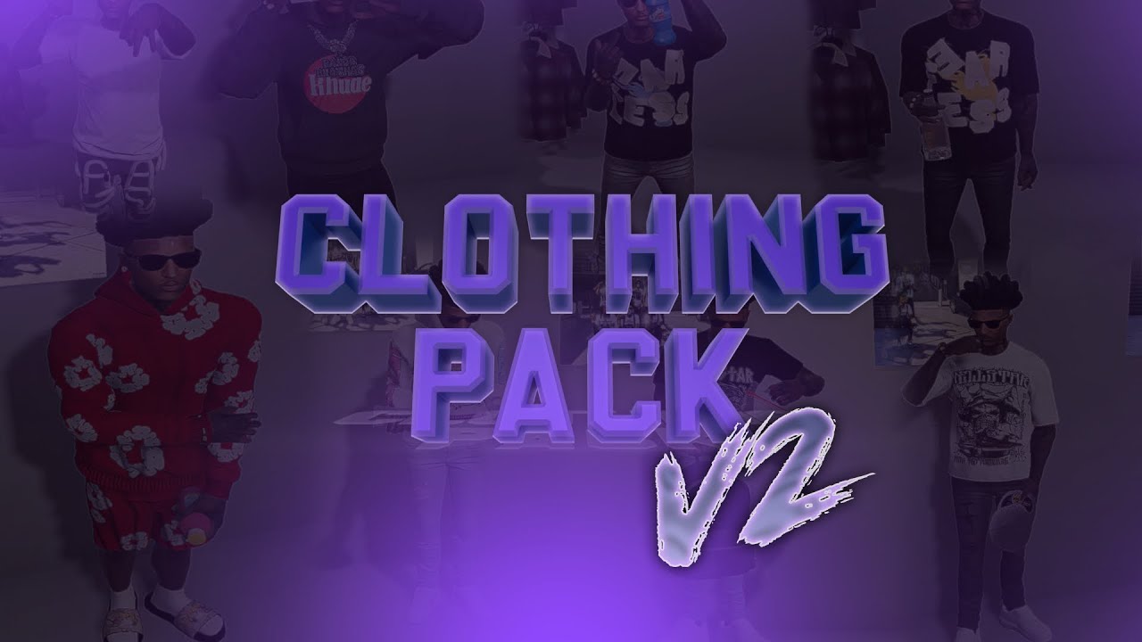 GM Shop Clothing Pack V2 | GTA V FiveM | Best Clothing Pack for GTA RP ...