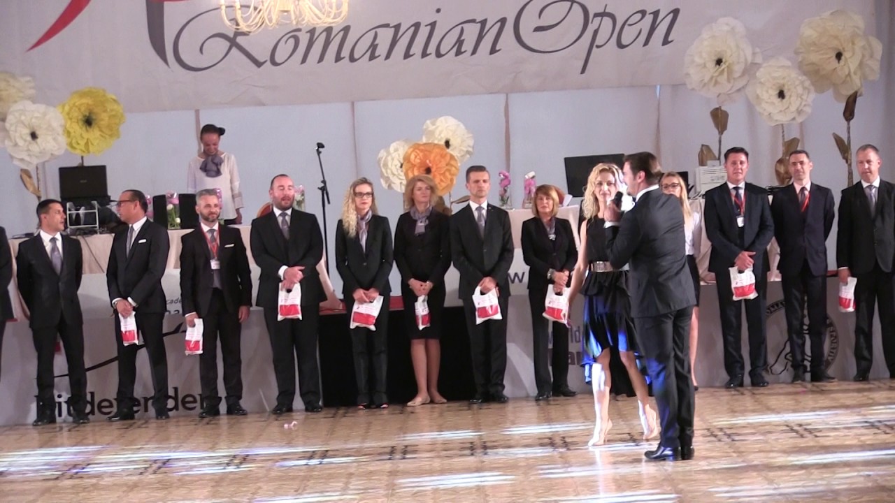 Opening WDSF Romanian Open 2017 Bucharest first day the evening gala ...