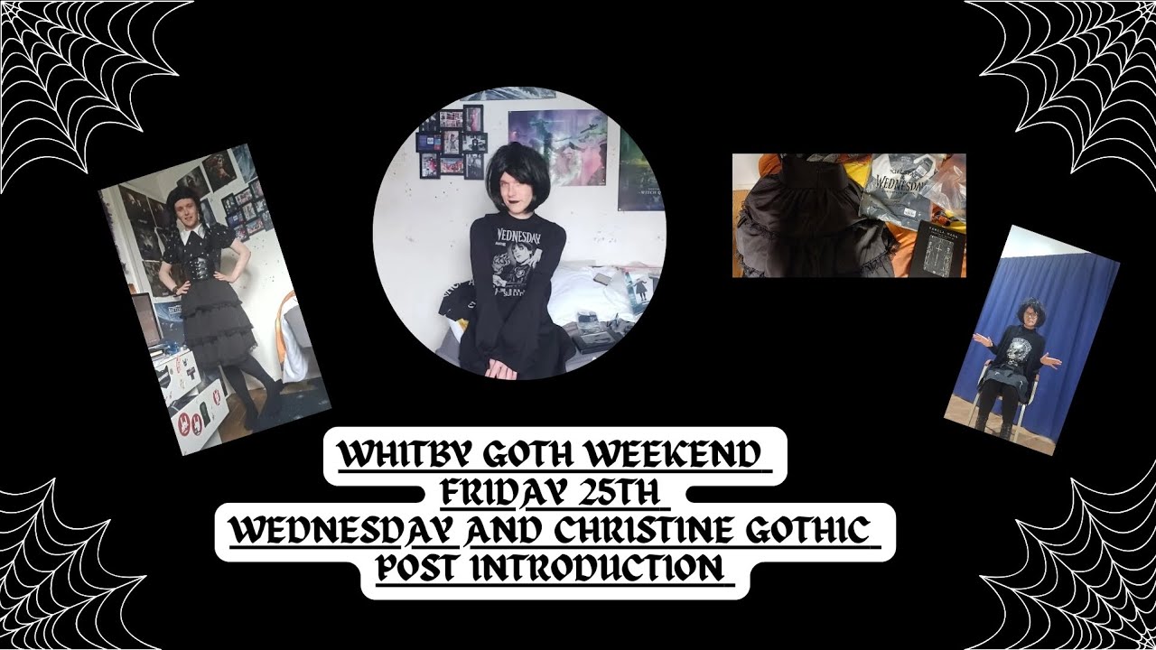 Wednesday outfit for whitby Goth weekend 🖤 and Christine Gothic post ...