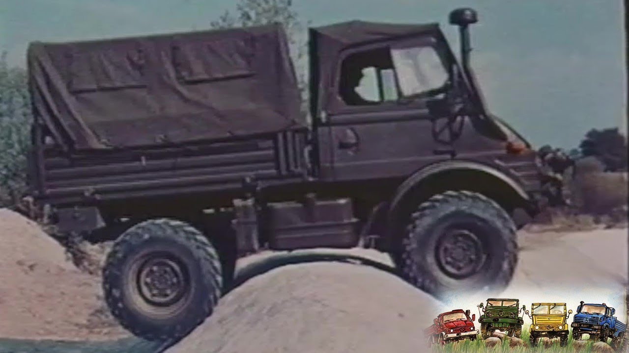 Mercedes-Benz Unimog U 421 in militärischer Verwendung - YouTube