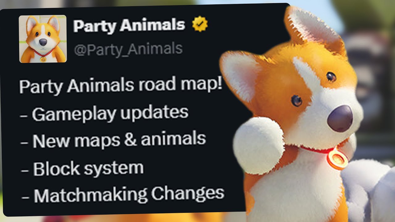 The first Party Animals roadmap is here! - YouTube