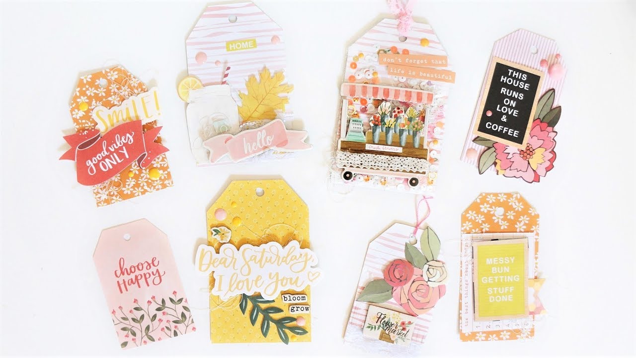 DIY Embellished Tags with Rachel Tallman and The Wild Hare Kits - YouTube