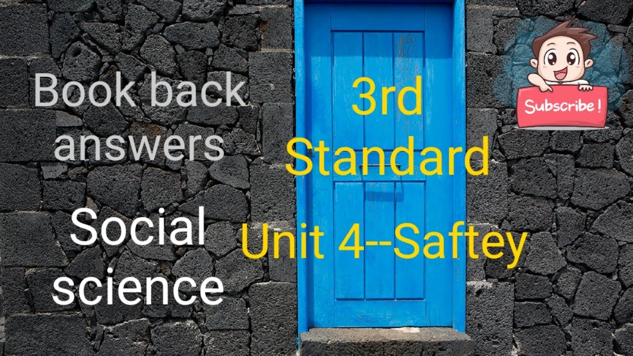 3rd Std Term 1 Social Science Book Back Answers Saftey YouTube 3rd Std Term 1 Social Science Book Back Answers Saftey YouTube